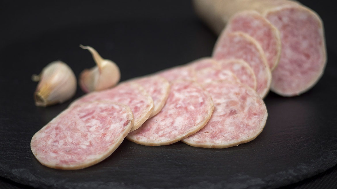 Saucisson à l’ail sans sel nitrité – MaisonBareil